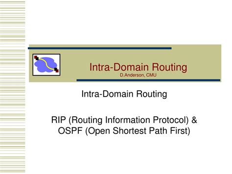 ppt intra domain routing d anderson cmu powerpoint presentation