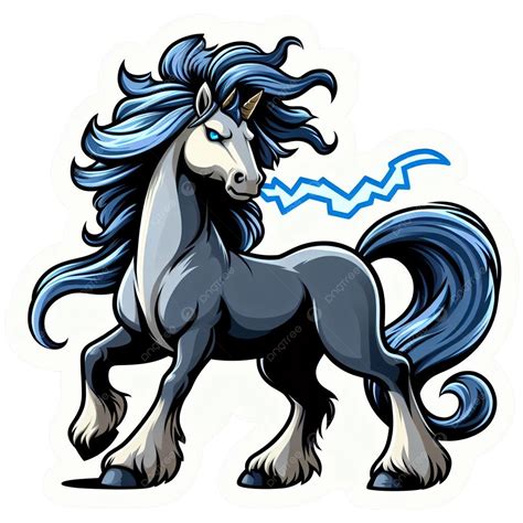 The Lightning Horse Brought Sparks Of With Every Movement The