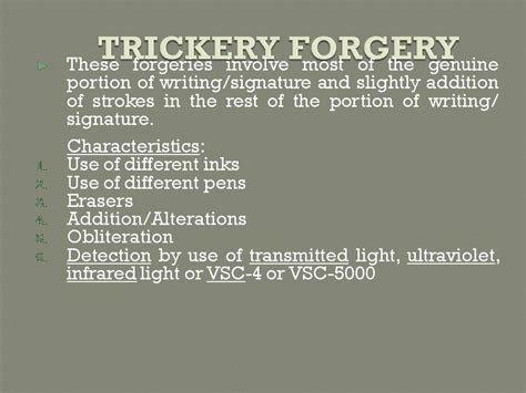 Signature Forgery PPT Forensics Digest