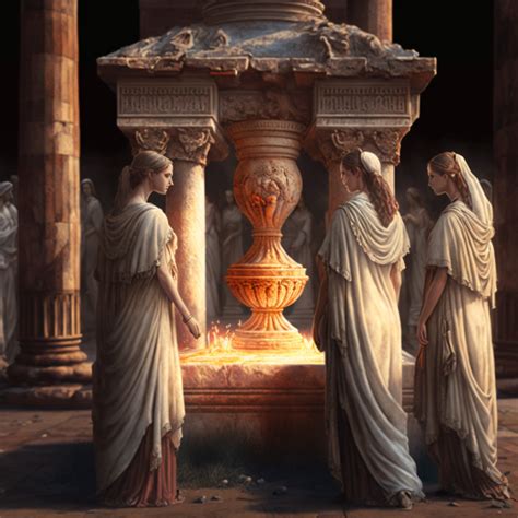 Vestal Virgins At The Temple Of Venus 2 By Obsidianplanet On Deviantart