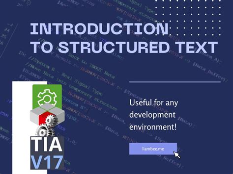 Plc Basics Introduction To Structured Text Liam Bee