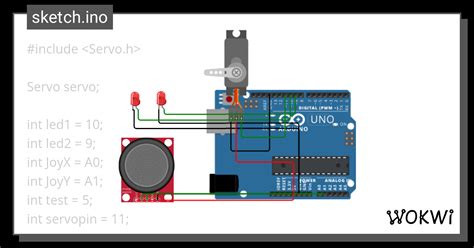Joystick Led Wokwi Esp32 Stm32 Arduino Simulator