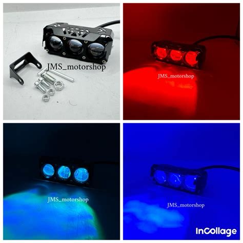 Mata Sql 3 ตา Mini Spotlight Plus Devil Eyes Twilight อลูมิเนียมเต็มรูป