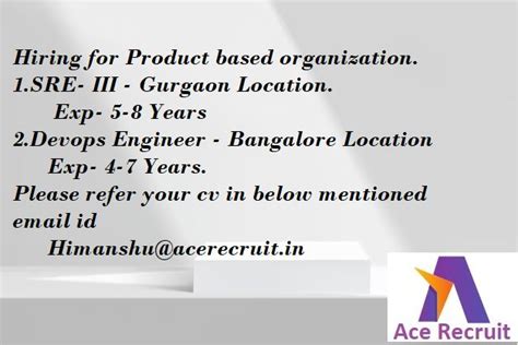 Himanshu Kumar Sinha On Linkedin Urgent Hiring For Product Based