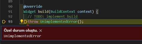 Flutter Unimplementederror Stack Overflow