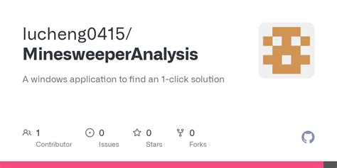 github lucheng0415 minesweeperanalysis a windows application to find