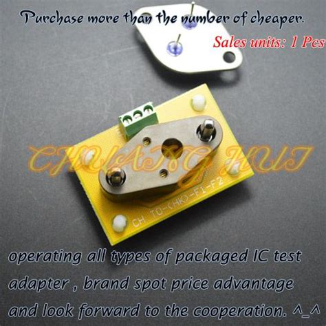 High Quality F2 Iron Seal Transistor Test Socket With Pcb Connecting Terminal Iron Seal