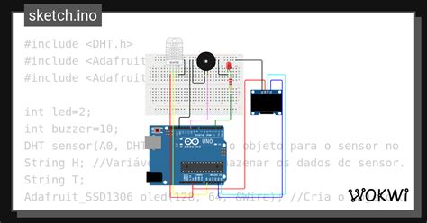 Dht11 Display Oled Copy Wokwi Esp32 Stm32 Arduino Simulator
