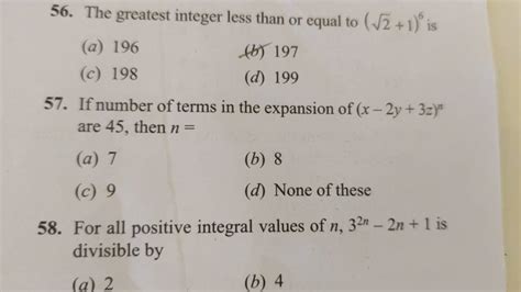 For All Positive Integral Values Of N32n−2n1 Is Divisible By Filo