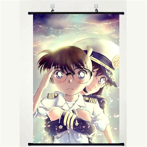 名侦探柯南 工藤新一怪盗基德挂画 黑羽快斗动漫周边卷轴布画海报 阿里巴巴 名侦探柯南 工藤新一怪盗基德挂画 黑羽快斗动漫周边卷轴布画海报 阿里巴巴