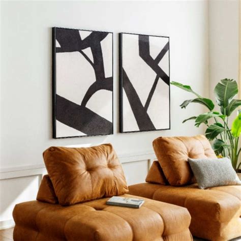 Markandday Whitnee Modern Black Wall Art Piece Large Kroger