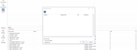 importing data from a database csv and planograms dotactiv powerbase