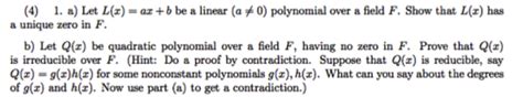 solved let l x ax 6 be a linear a notequalto 0
