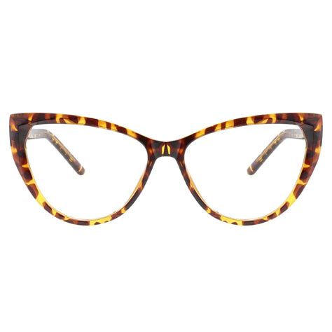 Cat Eye Gradient Red Eyeglasses