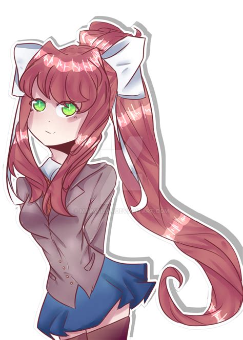 Just Monika By Maimailen On Deviantart