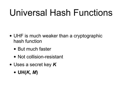 Cnit 141 7 Keyed Hashing Ppt