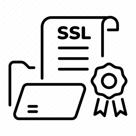 Ssl Certificate Permit Encryption Letter Authentication Icon Download On Iconfinder