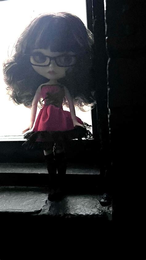 Blyth Doll Goth Doll Blythe Doll With Glasses Curly Hair Blythe