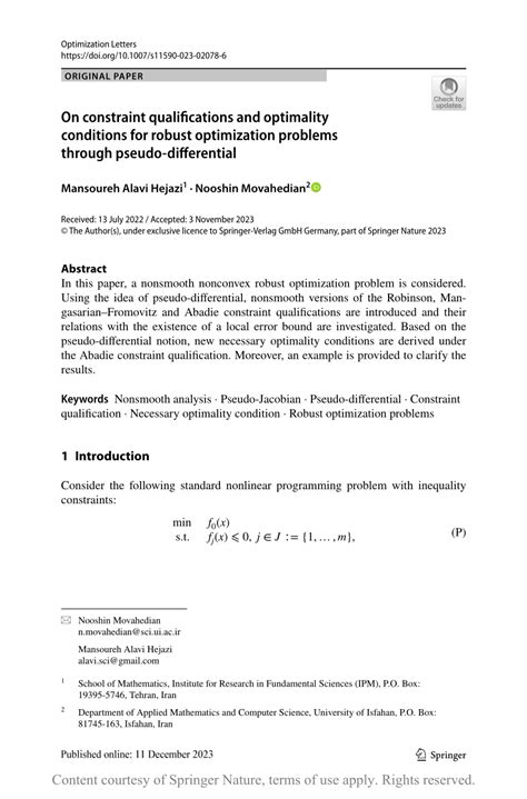On Constraint Qualifications And Optimality Conditions For Robust