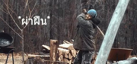 ผ่า ผ่าฝืน  Chop Chopping Wood Discover And Share S