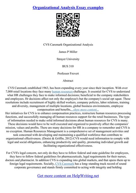 Analytical Essay Examples Pdf