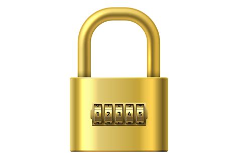 Security Lock With Password Protection R Graphic By Vectorbum