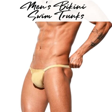 Mens Swimwear Bikini Swim Trunks For Swim And Tan Desmiit S2102
