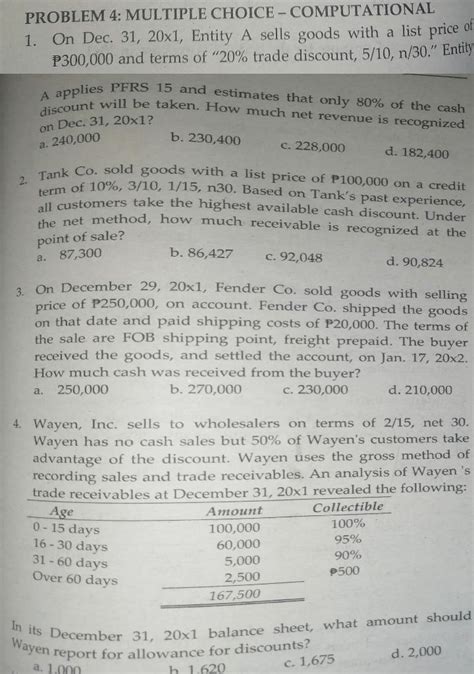solved problem 4 multiple choice computational 1 on dec