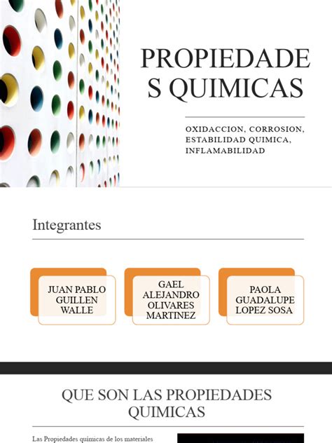 Propiedades Quimicas Pdf