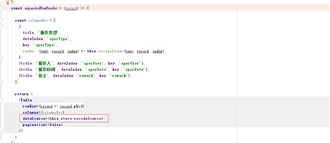 ExpandedRowRender API Does Not Support Configuration Only A Sub List Of Open Issue Ant