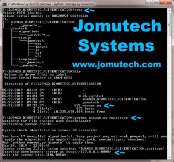 Python Django Biometric Authentication Joseph Mwema Biometrics Engineer