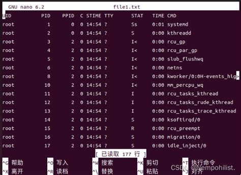 【linux系统管理进程，运行，挂起，杀死进程和crontab计划任务表的使用以及实验的心得体会】 显示本用户的进程 csdn博客