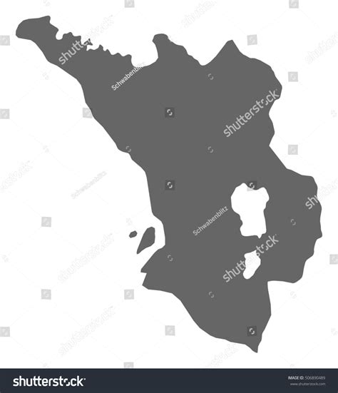 Map Selangor Darul Ehsan Malaysia Stock Vector Royalty Free 506890489 Shutterstock