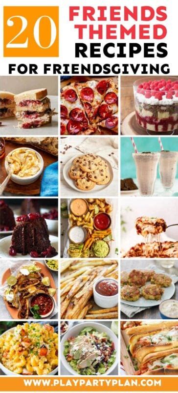 25 Friends Themed Friendsgiving Food Ideas Play Party Plan