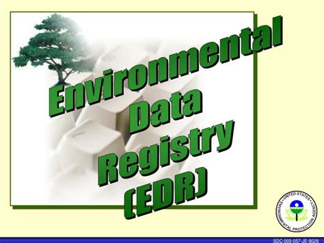 Ppt Environmental Data Registry Edr Powerpoint Presentation Free