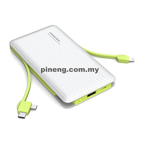 Pineng Pn Mah Power Bank Built In Cable Output