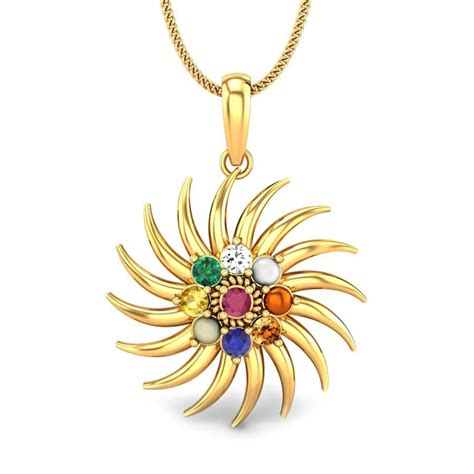 Manidra Navaratna Pendant