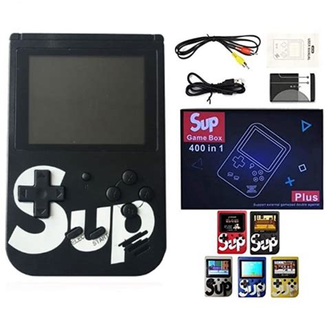 Sup 400 In 1 Games Retro Game Box Console Handheld Game Pad Gamebox Black Buyon Pk