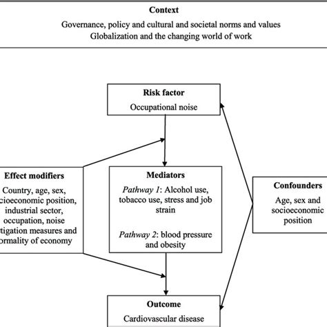 Logic Model Of The Potential Causal Relationship Between Occupational