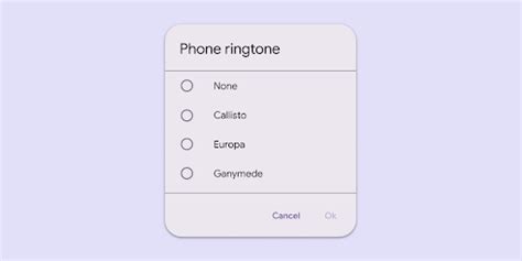 Dialogs Material Design