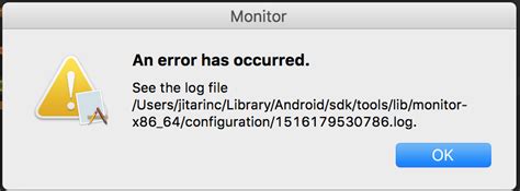 Java Cannot Open Android Device Monitor On MacOS Stack Overflow