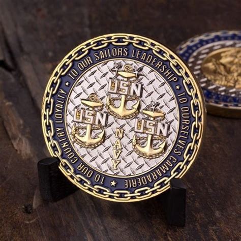 United States Navy Chiefs Challenge Coin Etsy