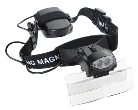 Лупа Kromatech налобная 6x, с подсветкой (2 LED) MG9892C - купить с ...
