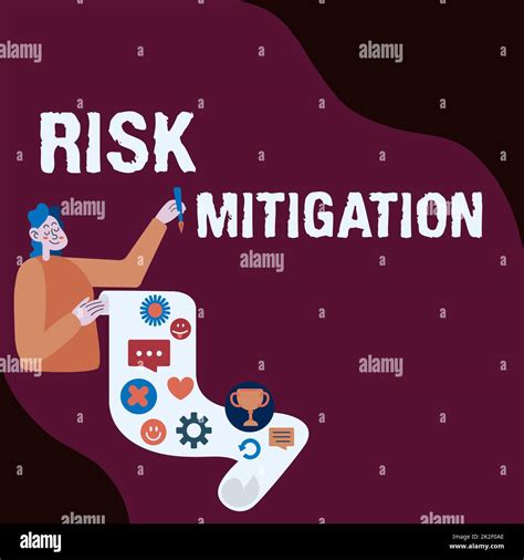 Handwriting Text Risk Mitigation Business Showcase Strategy To Prepare