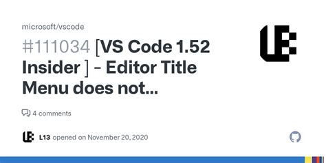VS Code Insider Editor Title Menu Does Not Update Change Icon Issue