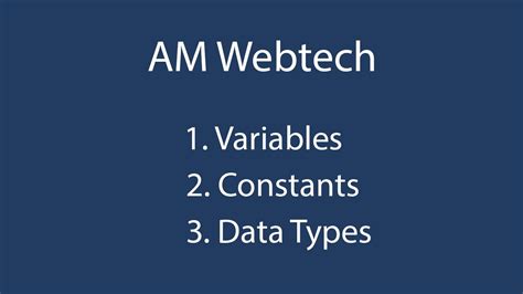 Learn Variables And Data Types In C Language Constants In C Language C Programming Lec 04