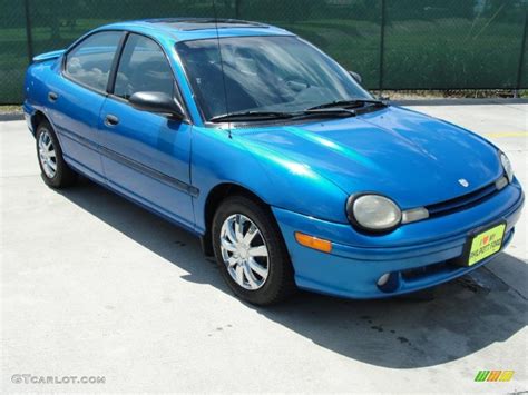 1998 Intense Blue Pearl Dodge Neon Highline Sedan 32054327 Gtcarlot