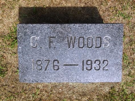 Charles Frederick Woods 1876 1932 Mémorial Find A Grave