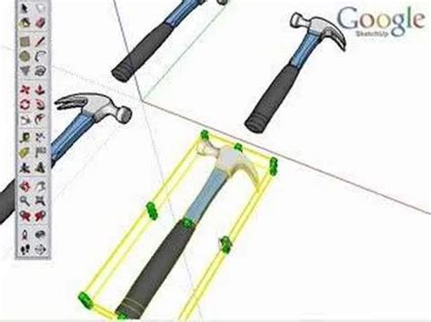 How To Use The Scale Tool As A Mirror In Google SketchUp Software Tips