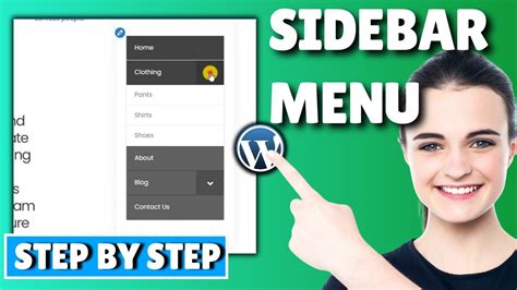 How To Create Collapsible Sidebar Menu In Wordpress Step By Step Youtube